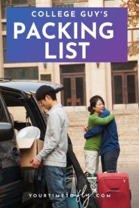 College Packing List for Guys [with Printable PDF]